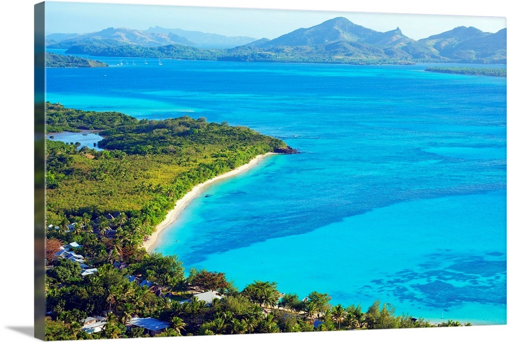 Blue Lagoon, Nacula island, Yasawa island group, Fiji, South Pacific ...