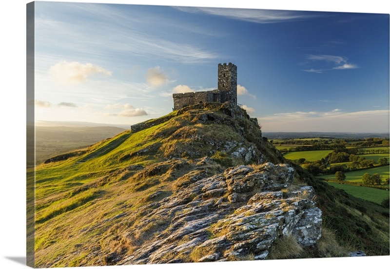 Brent Tor Church, Brentor, Dartmoor, England, UK | Great Big Canvas