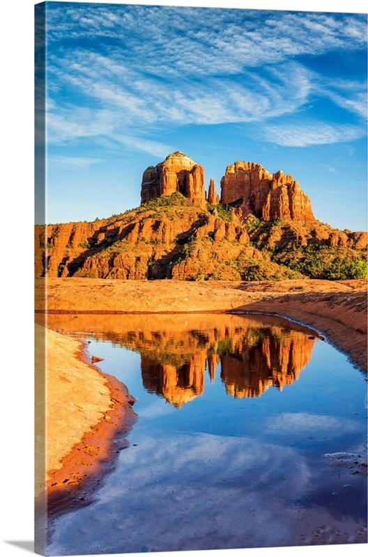 Cathedral Rock Reflection, Sedona, Arizona, Usa | Great Big Canvas