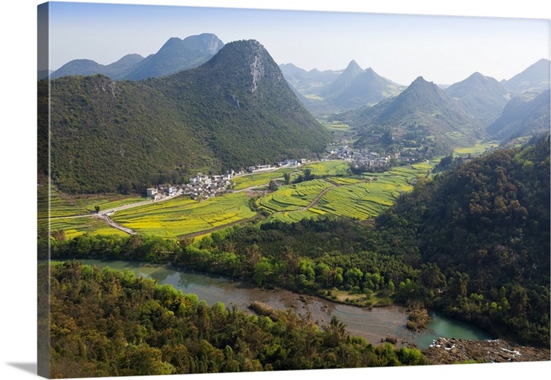 China, Yunnan, Jiulong, The Nine Dragons Waterfalls at Jiulong Wall Art ...