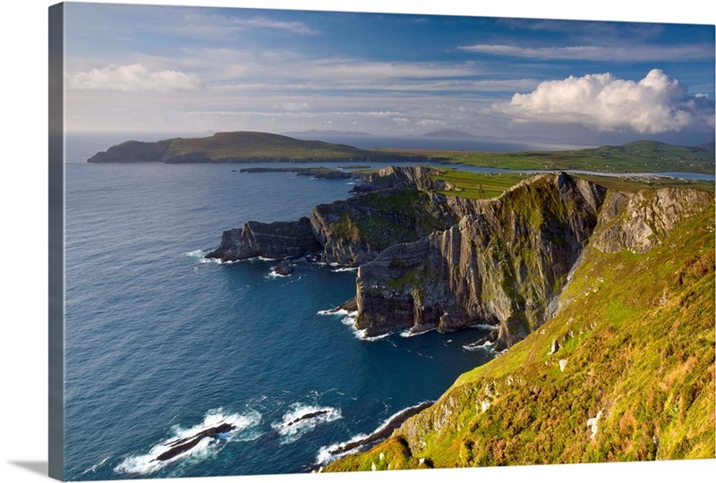 Coastal Cliffs near Valentia Island, Co Kerry, Ireland | Great Big Canvas