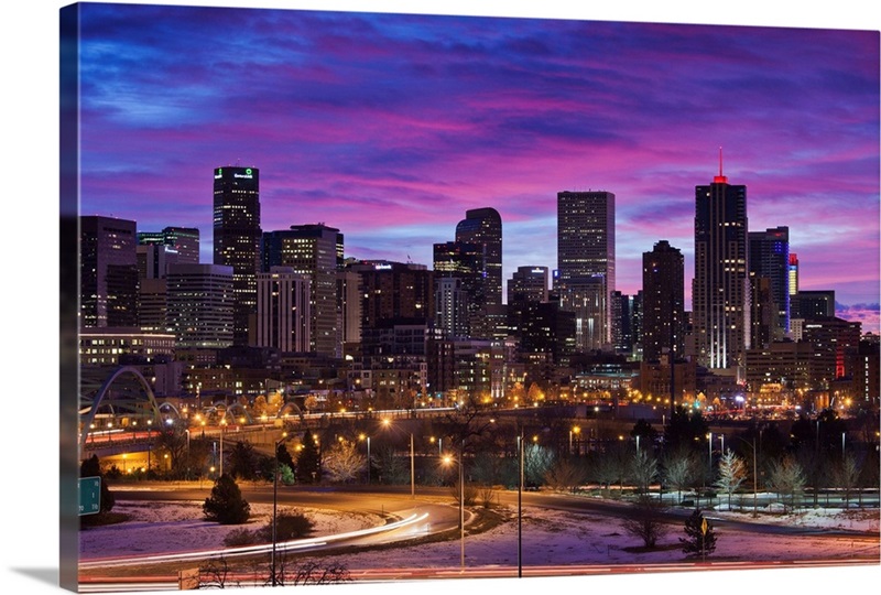 Colorado, Denver, city view from the west | Great Big Canvas