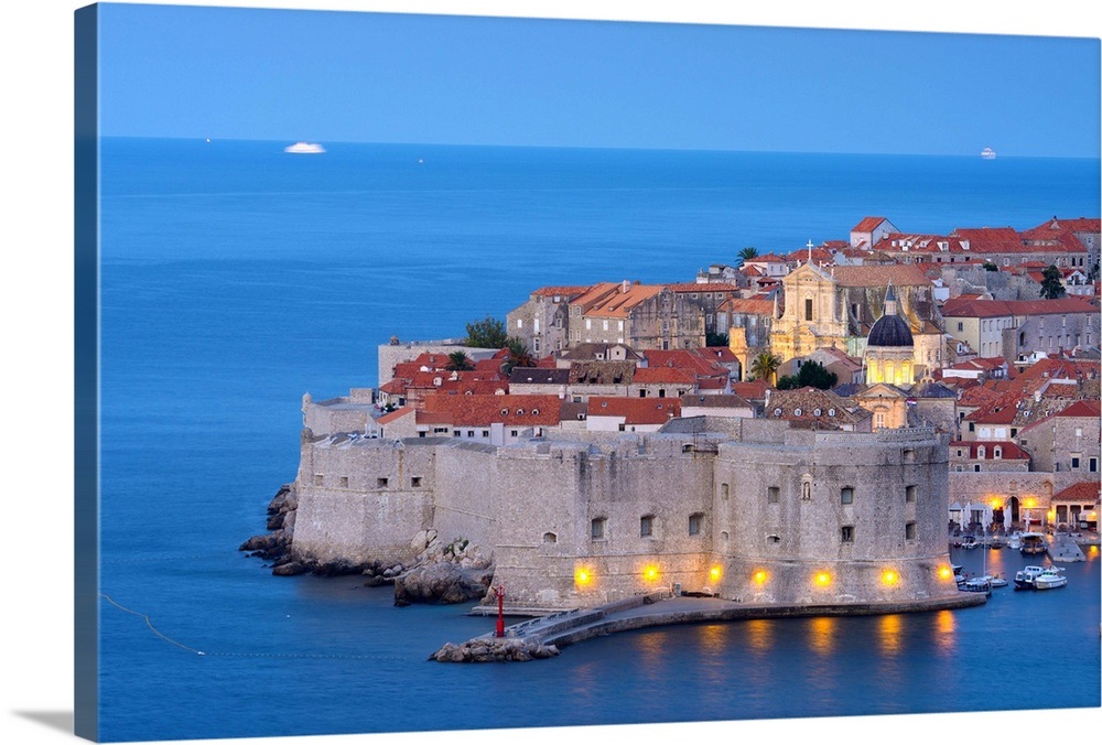 Croatia, Dalmatia, Dubrovnik, Old Town (Stari Grad) Wall Art, Canvas ...