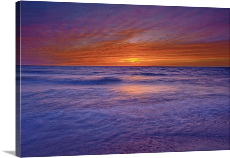 Dusk On Lake Huron Grand Bend, Ontario, Canada | Great Big Canvas