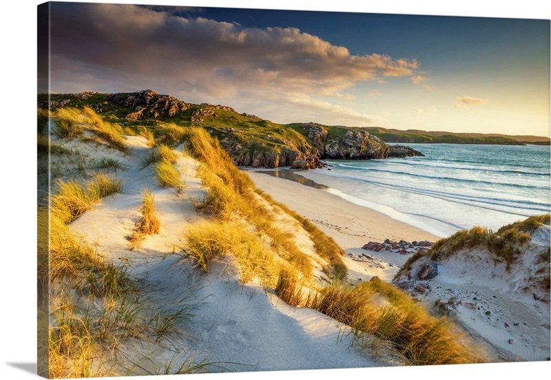 Evening Light On Uig Bay, Isle Of Lewis, Outer Hebrides, Scotland ...