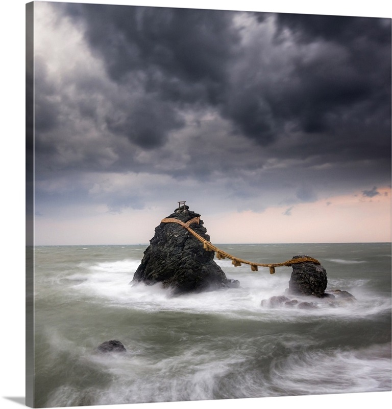 Futamigaura (Wedded Rocks), Meoto Iwa, Ise, Mie Prefecture, Japan ...