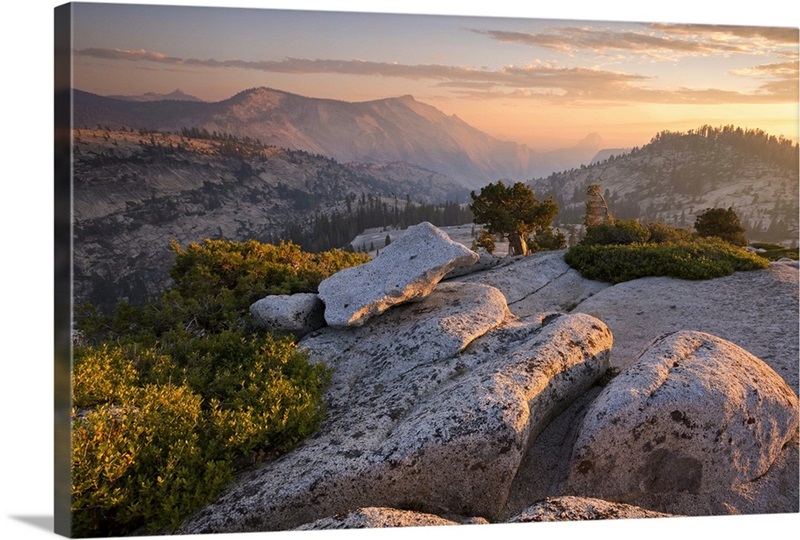 Half Dome at sunset, Yosemite National Park, California | Great Big Canvas