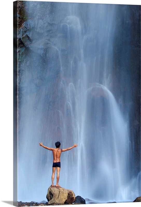 Indonesia, Bali, North Coast, Les, Air Terjun Yeh Mampeh Waterfall ...
