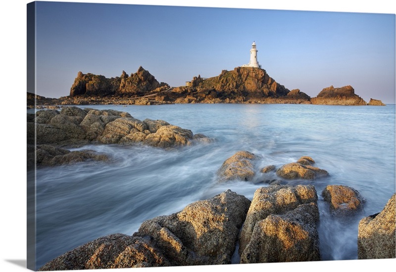 La Corbiere Lighthouse, Jersey, Channel Islands, UK | Great Big Canvas