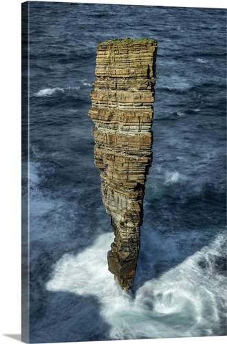 North Gaulton Castle Sea Stack On The West Coast Of Mainland, Orkney ...