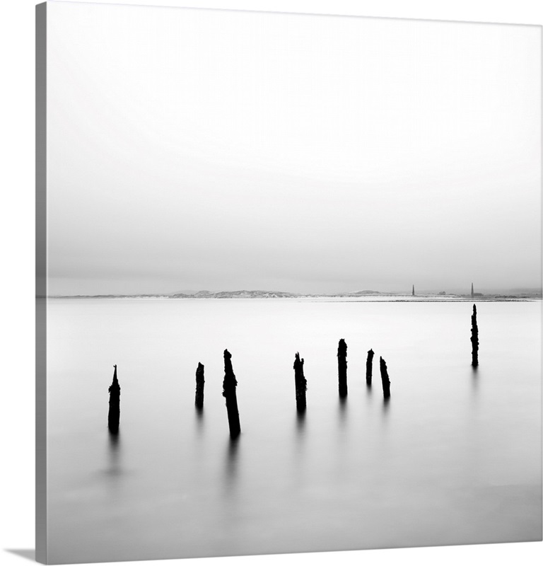 Old Wooden Posts, Holy Island, Lindisfarne, Northumberland, England ...