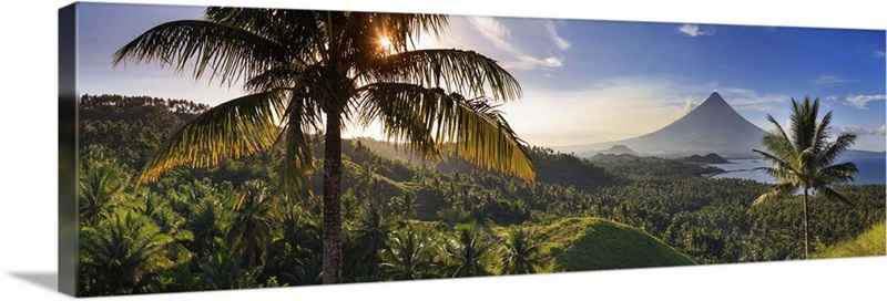 Philippines, Southeastern Luzon, Bicol, Mayon Volcano | Great Big Canvas