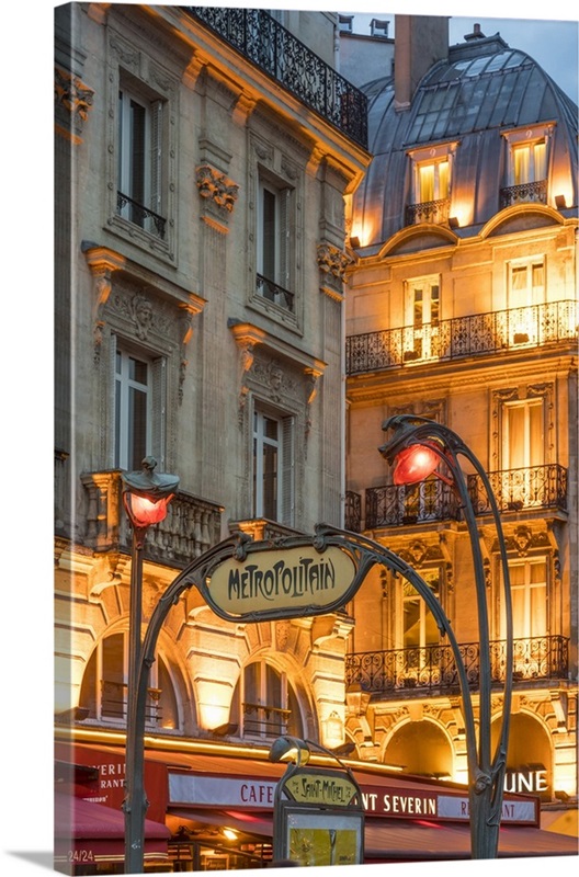 Place St. Michel, Rive Gauche, Paris, France | Great Big Canvas