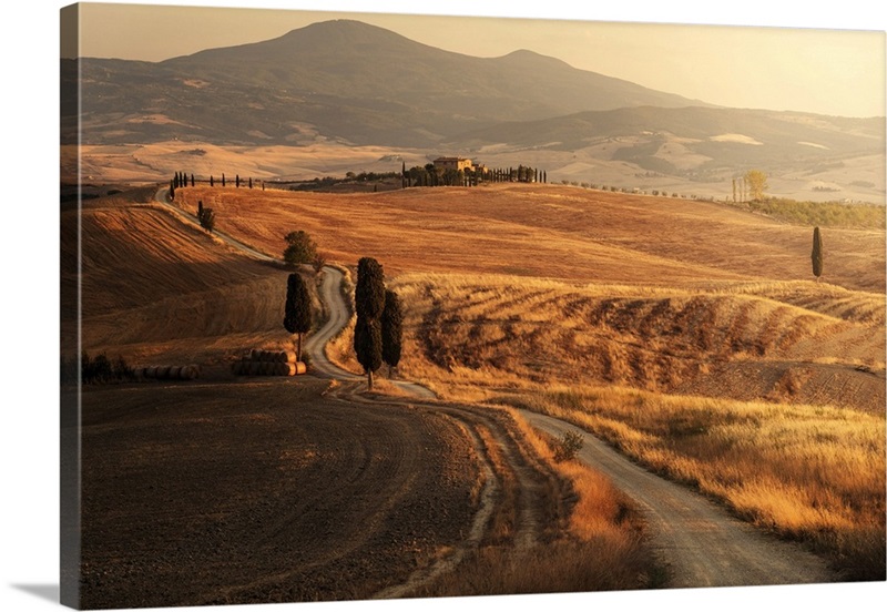 Podere Terrapille (The Gladiator's House) During Sunset, Val d'Orcia ...