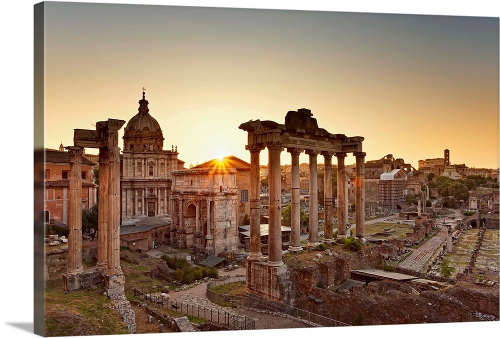 Roman Forum, Rome, Lazio, Italy, Europe Wall Art, Canvas Prints, Framed ...