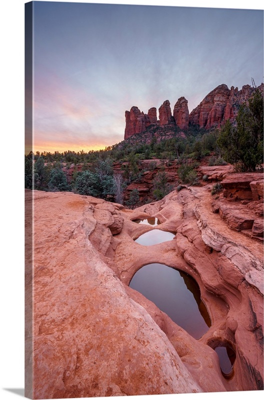 Seven Sacred Pools At Sunset, Sedona, Arizona | Great Big Canvas