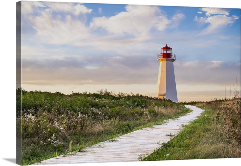 Shipwreck Point Lighthouse, Prince Edward Island, Canada | Great Big Canvas