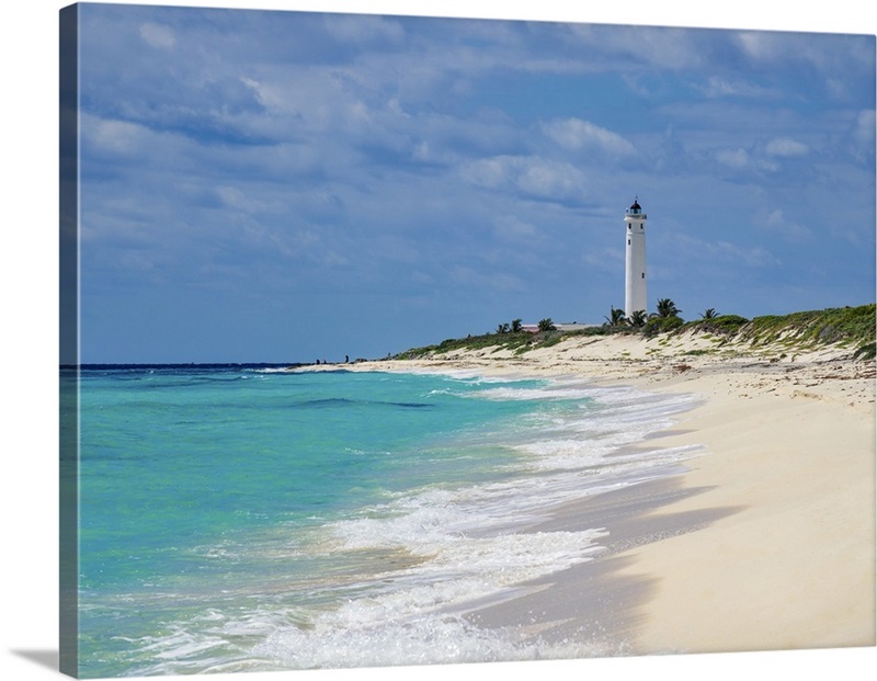 The Celarain Lighthouse, Punta Sur, Cozumel Island, Quintana Roo State ...