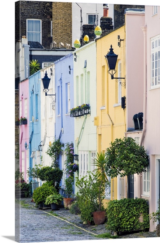 UK, London, Paddington, Conduit Mews, Residential Housing On Conduit ...