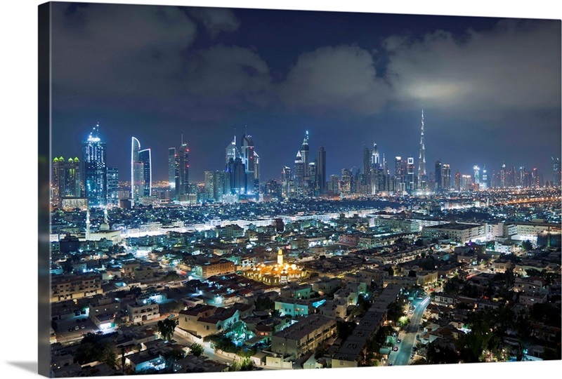 United Arab Emirates, Dubai, skyline of modern skyscrapers | Great Big ...