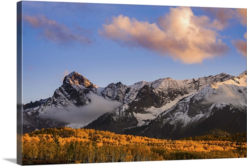 Sun Sets over Dallas Divide: Ridgway, Colorado | Great Big Canvas