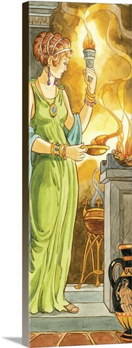 Hestia, Greek mythology | Great Big Canvas