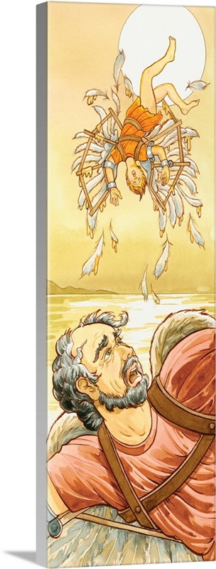 Icarus and Daedalus, Greek mythology | Great Big Canvas