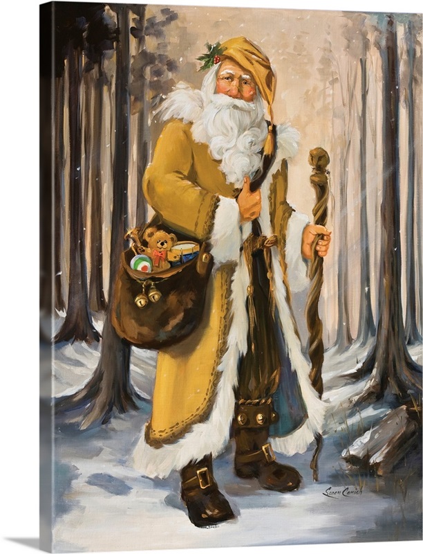 Woodland Santa | Great Big Canvas
