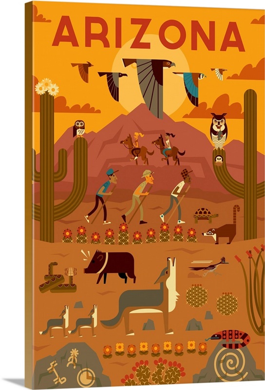 Arizona - Geometric | Great Big Canvas