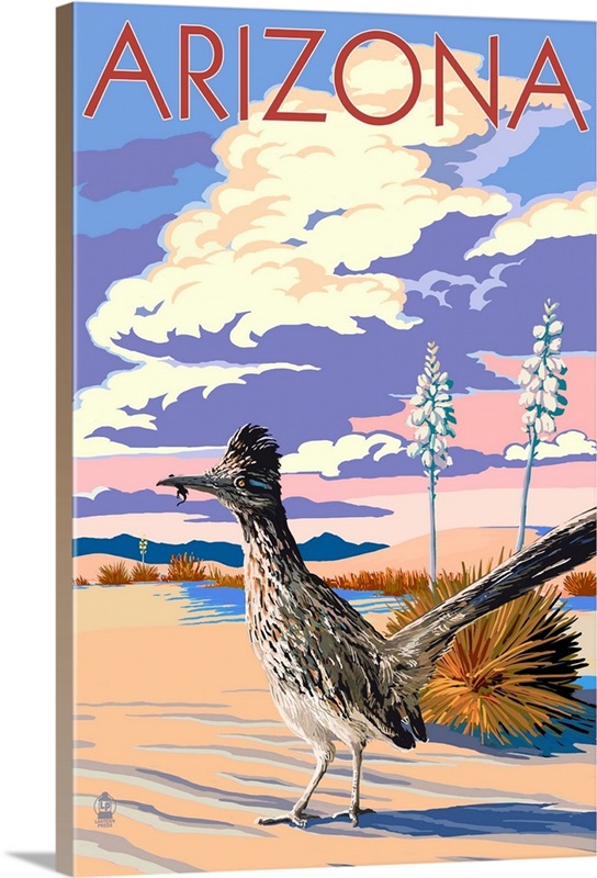 Arizona, Roadrunner Scene | Great Big Canvas