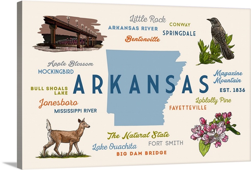 Arkansas, The Natural State | Great Big Canvas