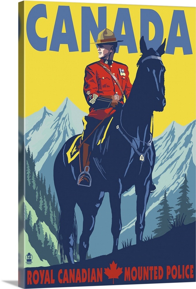 Equestrian - Royal Canadian Mounted Police Wall Art, Canvas Prints ...