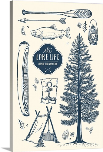 Lake Life Collage | Great Big Canvas
