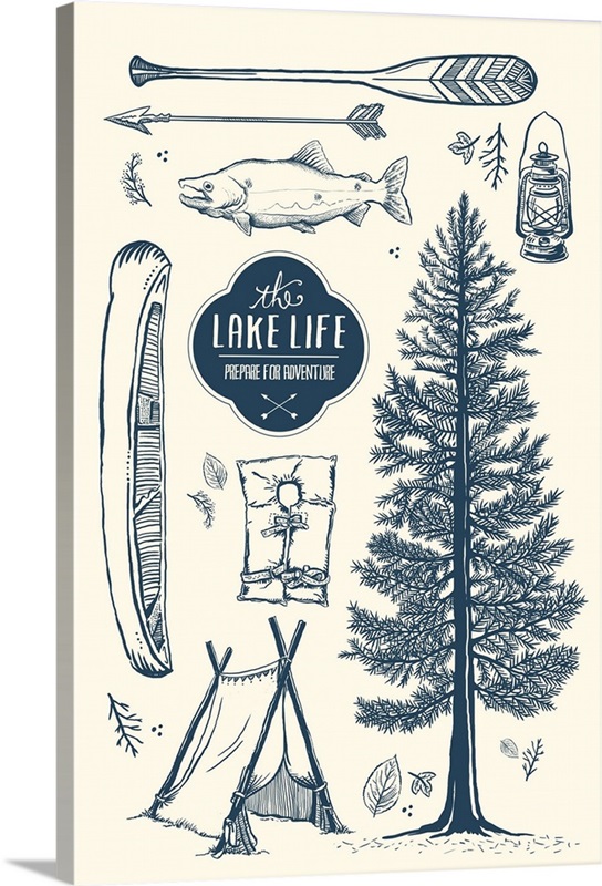 Lake Life Collage | Great Big Canvas
