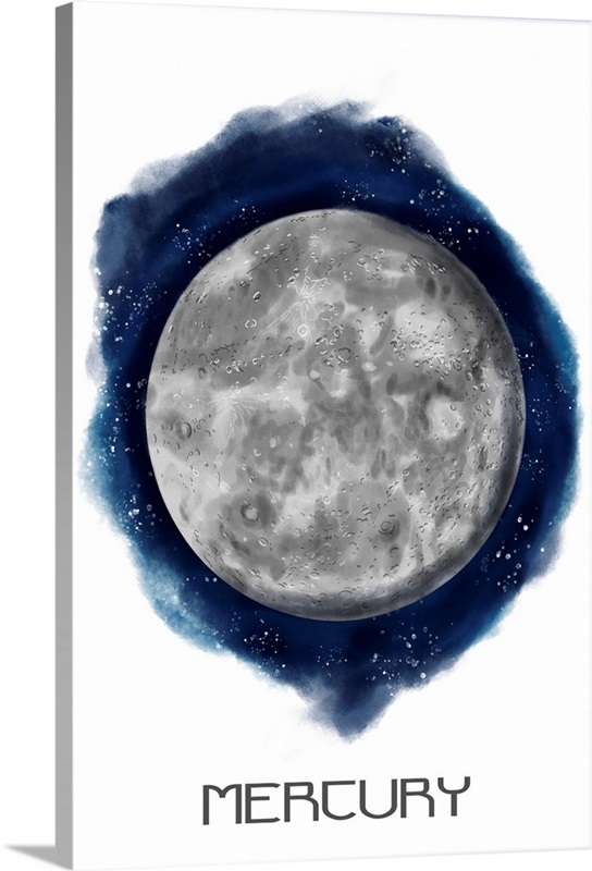 Mercury - Watercolor | Great Big Canvas