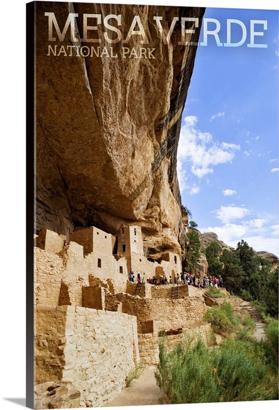 Mesa Verde National Park, Colorado - Cliff Palace Tour Photograph ...