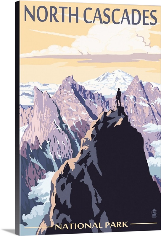 North Cascades National Park, Washington, Mountain Peaks | Great Big Canvas