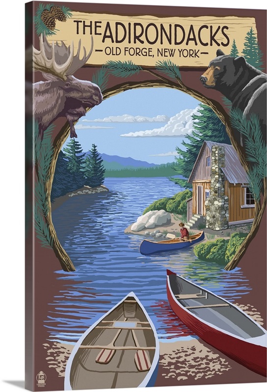 Old Forge, New York, The Adirondacks Scene | Great Big Canvas