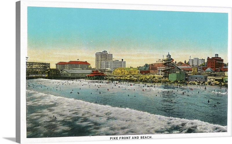 Pike Front and Long Beach, California | Great Big Canvas