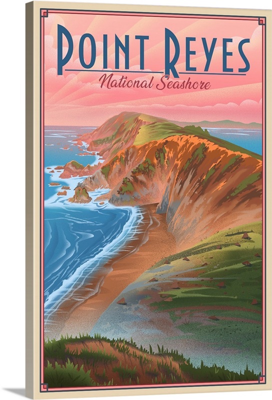 Point Reyes National Seashore, California - Lithograph | Great Big Canvas