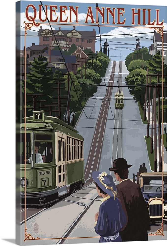 Queen Anne Hill Counterbalance - Seattle, Washington: Retro Travel ...