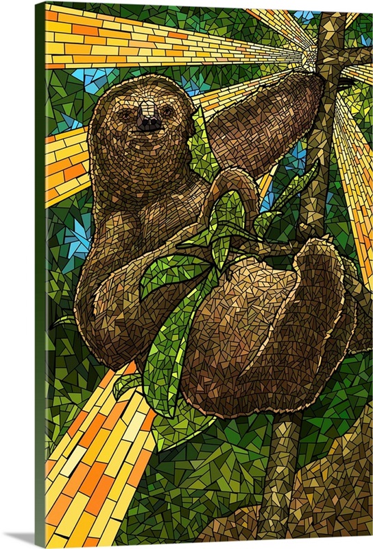 Sloth - Mosaic | Great Big Canvas
