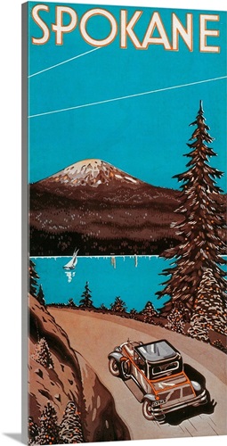 Spokane Advertising Poster, Washington | Great Big Canvas