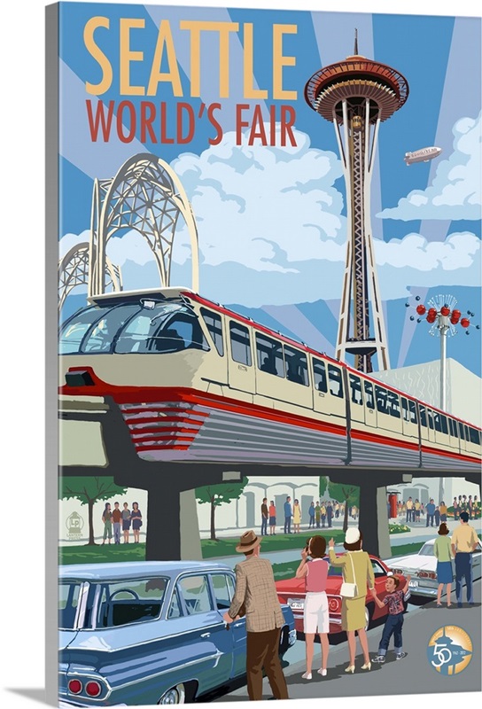 World's Fair, Space Needle, Seattle, Washington | Great Big Canvas