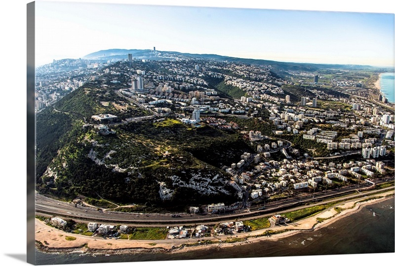 Haifa, Israel - Aerial Photograph | Great Big Canvas