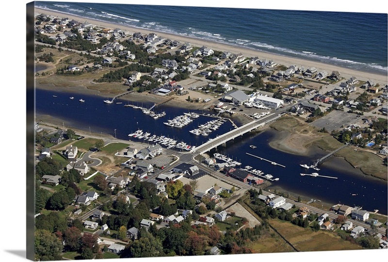 Humarock And Sea Street Bridge, Marshfield - Aerial Photograph | Great ...