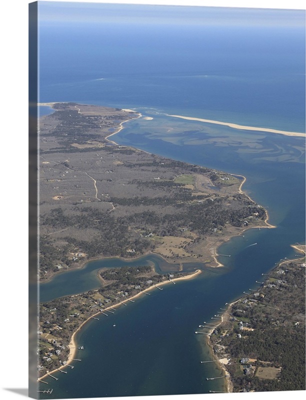 Katama Bay, Martha's Vineyard, Massachusetts, USA - Aerial Photograph ...