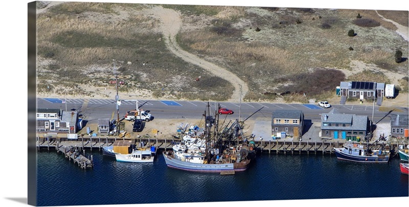 Menemsha, Martha's Vineyard, Massachusetts, USA - Aerial Photograph ...