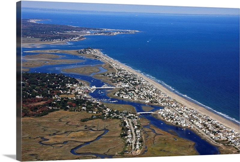 Ridge Road, Humarock, Marshfield - Aerial Photograph | Great Big Canvas