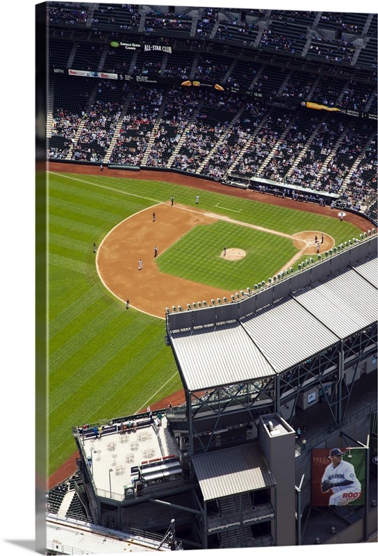 Safeco Field, Home Of Major League Baseball's Seattle Mariners, Seattle ...